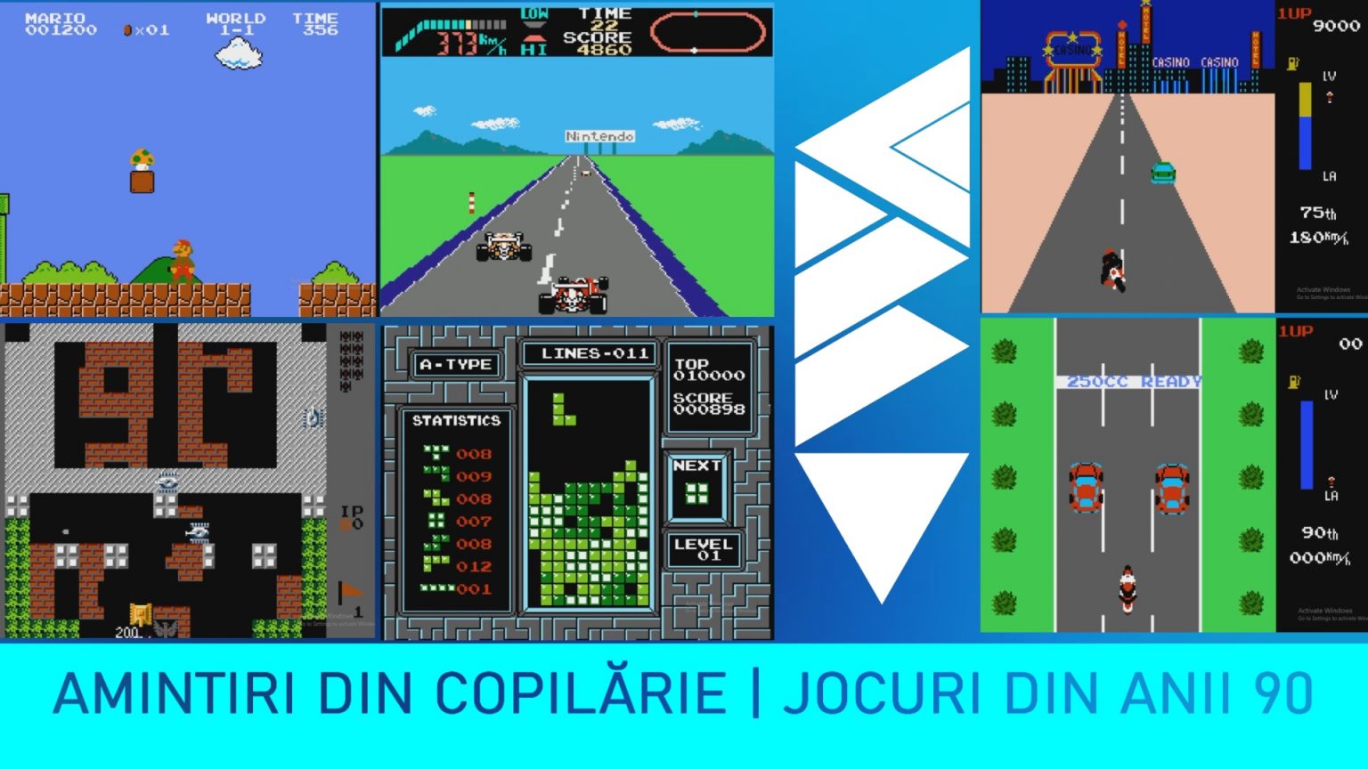 Jocuri video din anii 80 și 90 - VMD